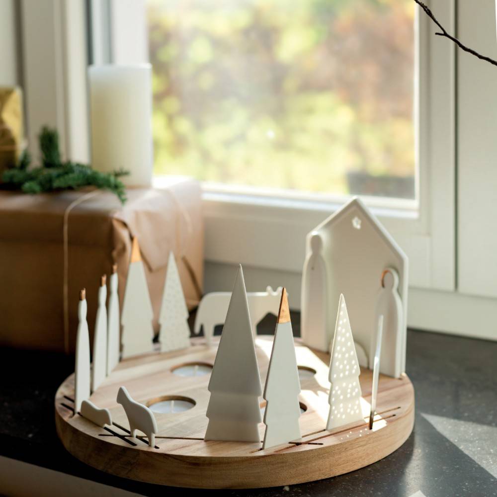 Crèche lumineuse ronde de Räder | Scandimag Déco