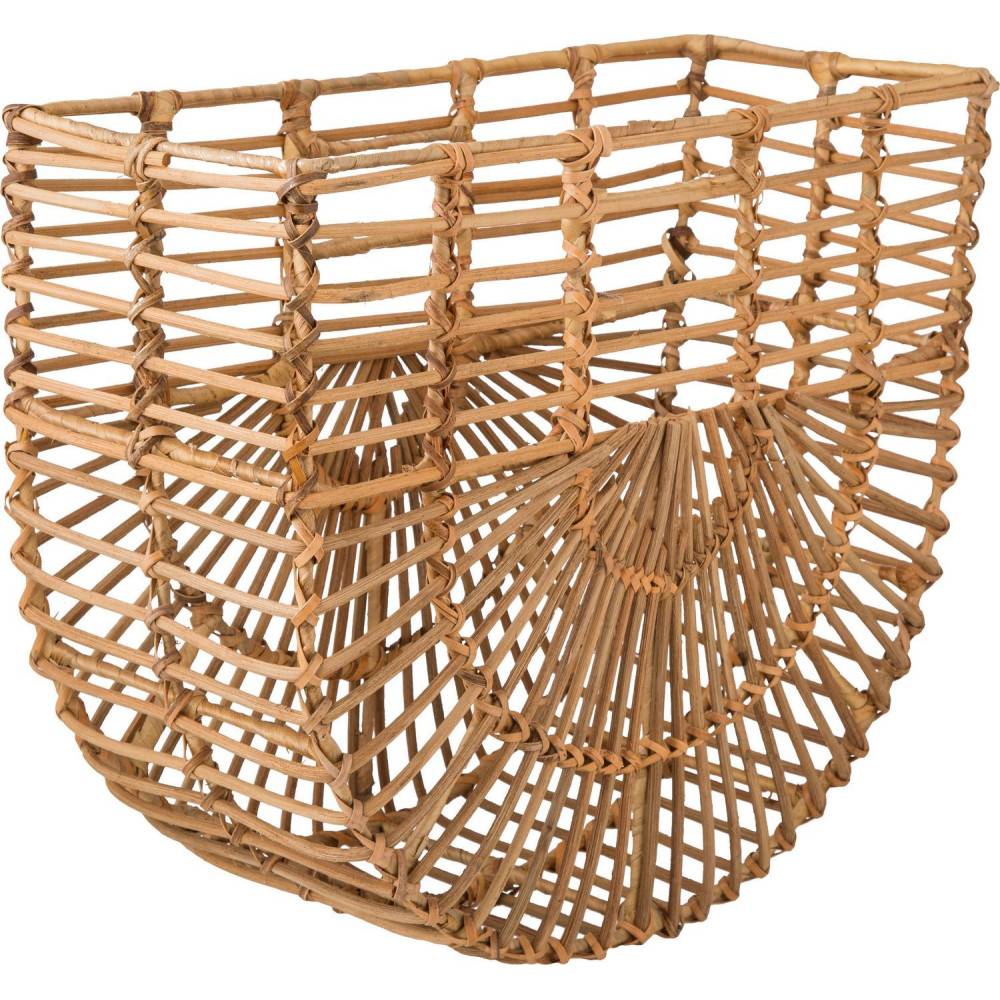 Panier mural nature rotin de Bloomingville | Scandimag Déco