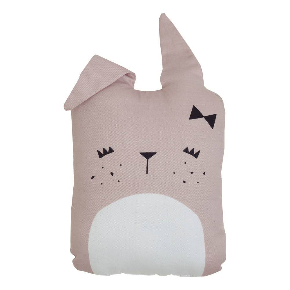 Coussin enfant lapin rose Fabelab de Fabelab | Scandimag Déco